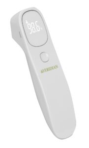 veridian healthcare non-contact infrared thermometer | for children & adults | home use with fever alert | instant accurate reading | body, object, room, fahrenheit/celsius measurements