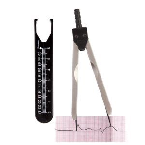 laniakea ecg ekg caliper black electrocardiogram divider for nursing