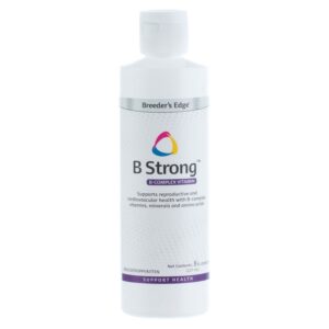 revival animal health breeder's edge - b strong - b vitamin, iron and mineral supplement - vitamin b for dogs, cats, puppies & kittens - 8 oz liquid