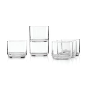 lenox tuscany classics 6pc short glasses, 2.20, clear