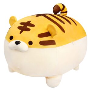 auspicious beginning stuffed animal tiger plush toy anime kawaii tigers soft pillow, plush toy gifts for adults (19.6")