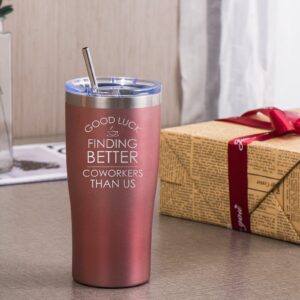 Going Away Gifts for Coworker-Good Luck Finding Better Coworkers Than Us,Farewell Gifts,Funny Goodbye Gifts,Leaving Gifts,New Job Gifts,Goodbye Gift for Colleague,Boss,Women,Men 20oz Insulated Tumbler