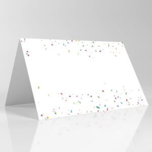 25 place cards - perfect for birthday party, weddings party, retirement party, banquets, events/wz001