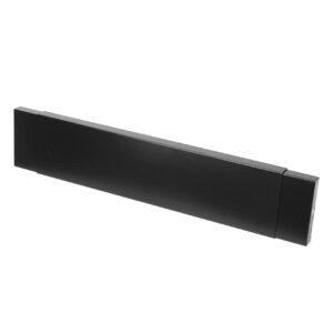 stanbroil smoke guard for 28.5 to 48-inch by 6-inch fireplaces, black powder-coated finish