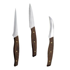 hemoton vegetable fruit carving knife diy: professional chef knife food fruit paring knife kitchen tool utensils 1 set