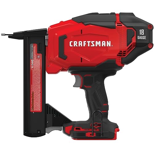 CRAFTSMAN V20 Narrow Crown Stapler, Cordless, 18 Gauge, Tool Only (CMCN618NB)