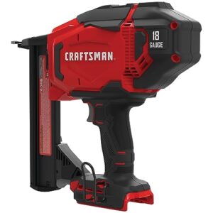 CRAFTSMAN V20 Narrow Crown Stapler, Cordless, 18 Gauge, Tool Only (CMCN618NB)