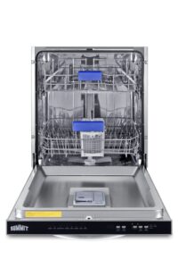 summit appliance 24inch wide built-in dishwasher, ada compliant