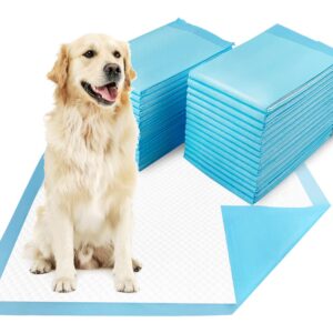 dogcator dog pee pads extra large 30"x36", 30 count super absorbent pee pads for dogs, disposable urine bed pads for doggie, thicken xxl puppy pads, piddle pads x-large for indoor, outdoor use