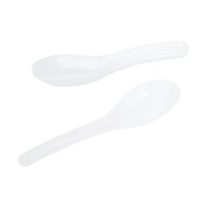 karat med-heavy weight asian soup spoon - white -1,000 ct