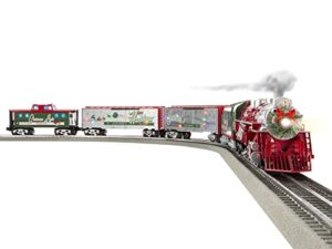 lionel christmas light express lionchief 5.0 electric o gauge train set with bluetooth & remote