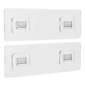 moforoco strong sticky waterproof heavy-duty wall adhesives hooks for soap holder and corner shower caddy