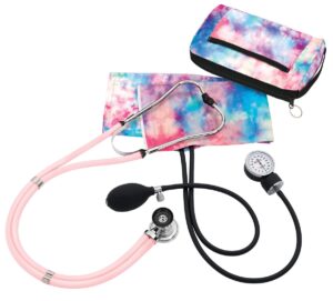 prestige medical aneroid sphygmomanometer/sprague-rappaport kit, tie dye cotton candy