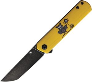 kansept knives foosa linerlock yellow bat kt2020t8