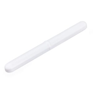 meccanixity magnetic stirrer mixer stir bar rod 100mm(4") x10mm with ring shape coating magnet white for laboratory