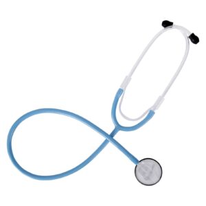 tk-1 professional mr safe stethoscope dual-frequency maya blue