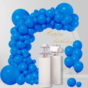 royal blue balloons 18 12 5 inch, 85pcs royal blue balloon garland arch kit different sizes latex birthday party balloons baby shower graduation decorations gender reveal balloons