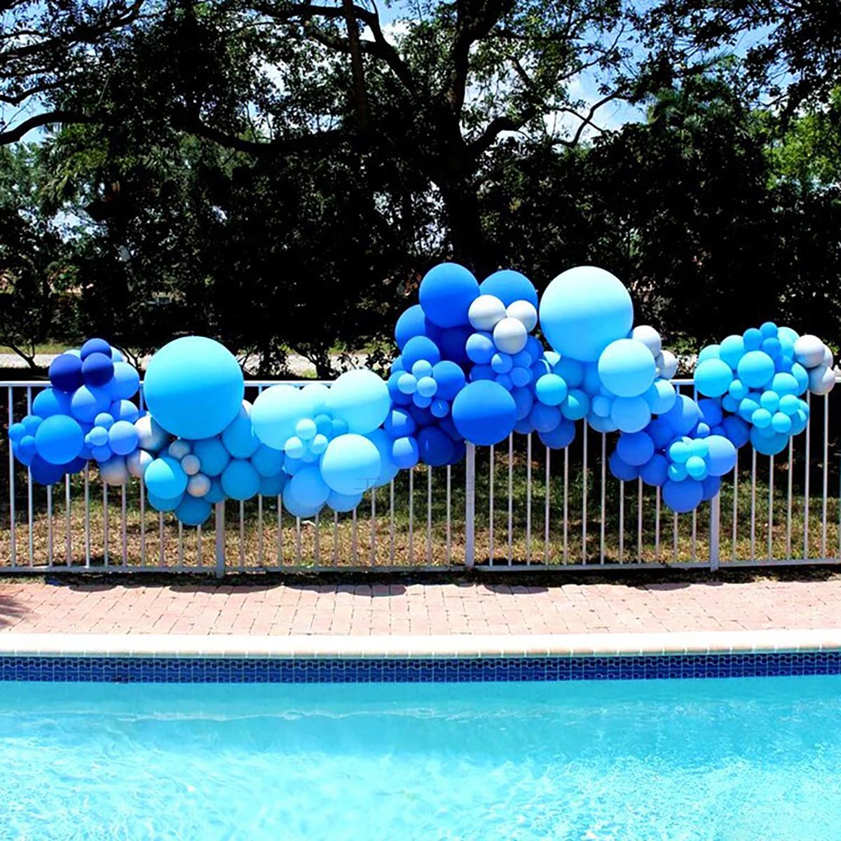 Royal Blue Balloons 18 12 5 Inch, 85pcs Royal Blue Balloon Garland Arch Kit Different Sizes Latex Birthday Party Balloons Baby Shower Graduation Decorations Gender Reveal Balloons