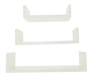 manzoo white shelves, shelves for bedroom floating shelves, white shelfs shelves for wall storage wall shelves, 17in x 4in x 4in,white