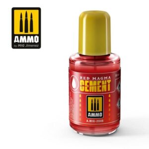 mig - ammo red magma cement – jar 30 ml (1/22) *mig2046