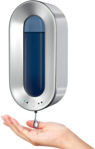 automatic soap dispenser touchless, haiaoxonr 700ml wall mounted soap dispenser supports hand soap, dishwashing liquid, etc. for bathroom, kitchen, hotel, office, home and commercial places.