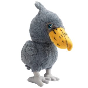 hollypet squeaky shoebill whale head stork pet plush stuffed dog chew toy