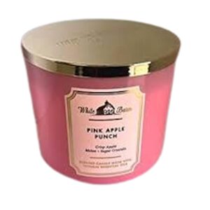 bath & body works, white barn 3-wick candle w/essential oils - 14.5 oz - new core scents! (iced dragonfruit tea)