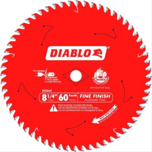 diablo 8-1/4 x 60t fine finish