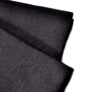 linen pre-cut qilting fabric by the yard entelare(black,2yds)