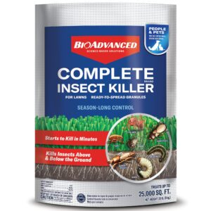 bioadvanced complete brand insect killer for lawns, granules, 20 lb