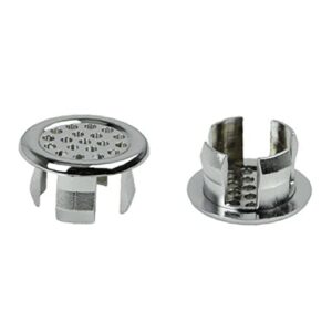 ruluti 5 pcs sink overflow ring basin trim bath sink hole round overflow drain cap cover hole spares for kitchen bathroom