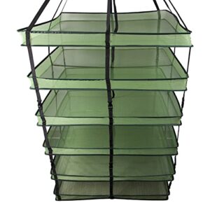 grow1 x-large square drying rack 6 layers, 6 feet