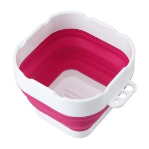 ultnice paint brush washer folding painting water cup portable collapsible painting washing bucket basin silicone foldable for watercolor acrylic oil painting red