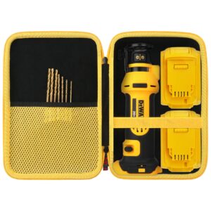 khanka hard storage case replacement for dewalt 20v max* drywall cutting tool (dcs551b), case only