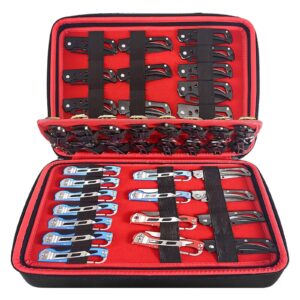 knife display case for 62 pocket knife,knife case,folding knife storage case,butterfly knife storage carrier,knives roll collection pouch carrier bag for survival tactical outdoor for edc mini knife