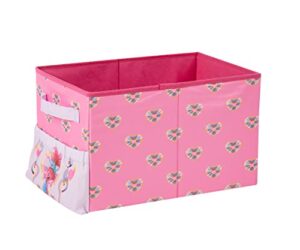 idea nuova dreamworlds trolls kids collapsible storage organizer bin with front pocket,9" h x 10" w x 15" l