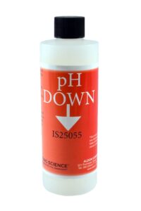 innovating science ph down solution, 250ml - lowers levels for hydroponics the curated chemical collection by