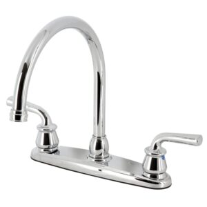 kingston brass kb790rxl restoration 8-inch centerset kitchen faucet, polished chrome