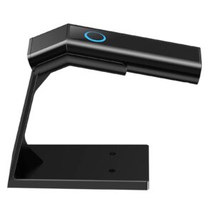 2d barcode scanner with stand, compatible with bluetooth & 2.4g wireless & wired code scanner, usb image bar code reader for laptops, computers, cashier,iphone ipad android