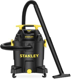 stanley sl18701p-10a wet/dry vacuum,10 gallon shop vacuum, 6.0 peak hp wet/dry vac with blower function, 1-7/8" hose, black