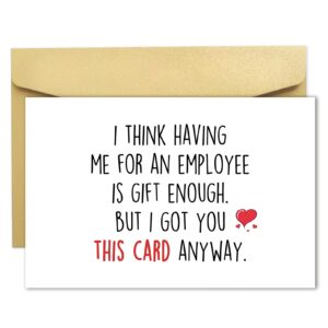 ziwenhu boss day gifts for boss, happy boss day card for him, funny boss lady gifts for women, cute birthday card from employee, best boss gift for going away