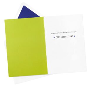 Hallmark Signature Graduation Card (Go Change the World Letterboard)