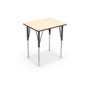 balt essentials economy rectangular classroom student desk, fusion maple