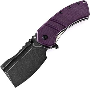 kansept knives xl korvid linerlock purple kt1030a4