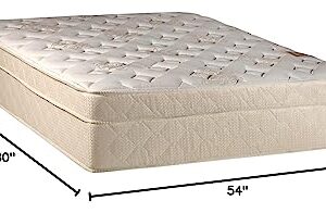 Spring Solution 13-Inch Extra Firm Foam Encased Eurotop Hybrid Mattress, Full XL, Black