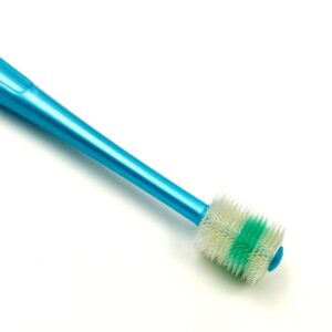 h&h pets 360-degree bristle toothbrush for dogs and cats - super soft nylon bristles tooth brush, puppy supplies, dog brush set, pet supplies dog grooming kit eco-friendly (3-count pack)