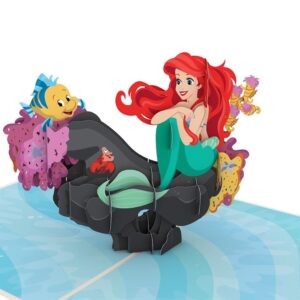 lovepop disney's the little mermaid birthday pop-up card - 5 x 7 inch