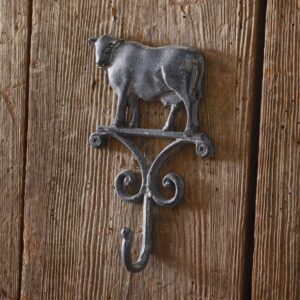 colonial tin works 420205 cow wall hook, 8.50-inch height