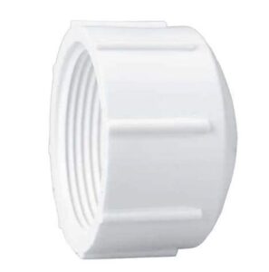 white sch 40 1-1/2 inch fnpt female pipe thread plastic pipe cap 1-1/2 inch pvc female threaded pipe cap pvc threaded plug for home sewer plumbing water line