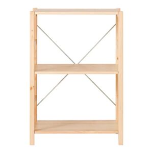 muji 61182247 pine wood shelf unit, small, (w x d x h): 22.8 x 15.6 x 32.7 inches (58 x 39.5 x